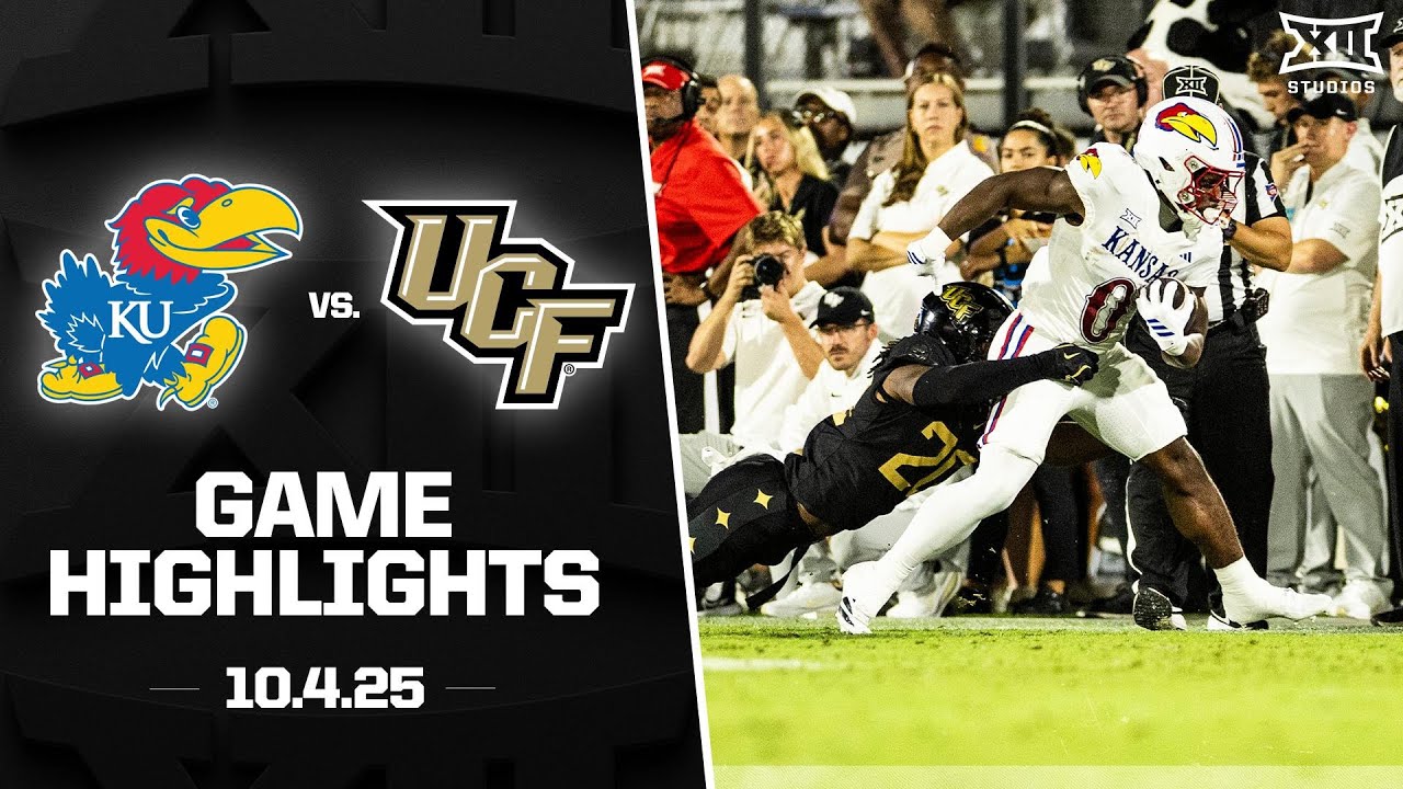 Kansas vs. UCF Game Highlights | 2025 Big 12 Football - YouTube