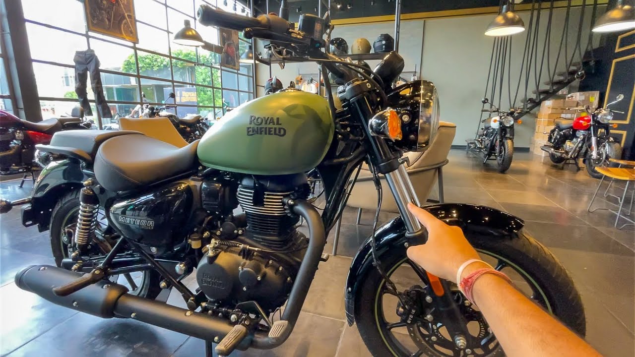 2023 New Royal Enfield Meteor 350 New Model Color Full Review - YouTube