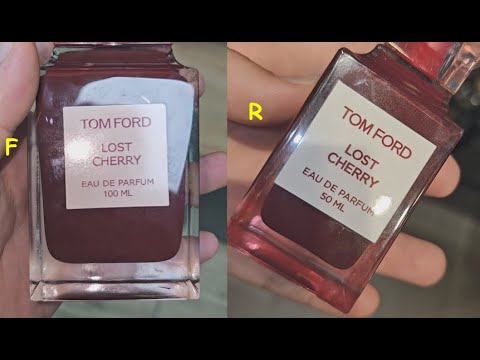 Real vs fake Tom Ford Lost Cherry perfume. How to spot fake Tom Ford ...