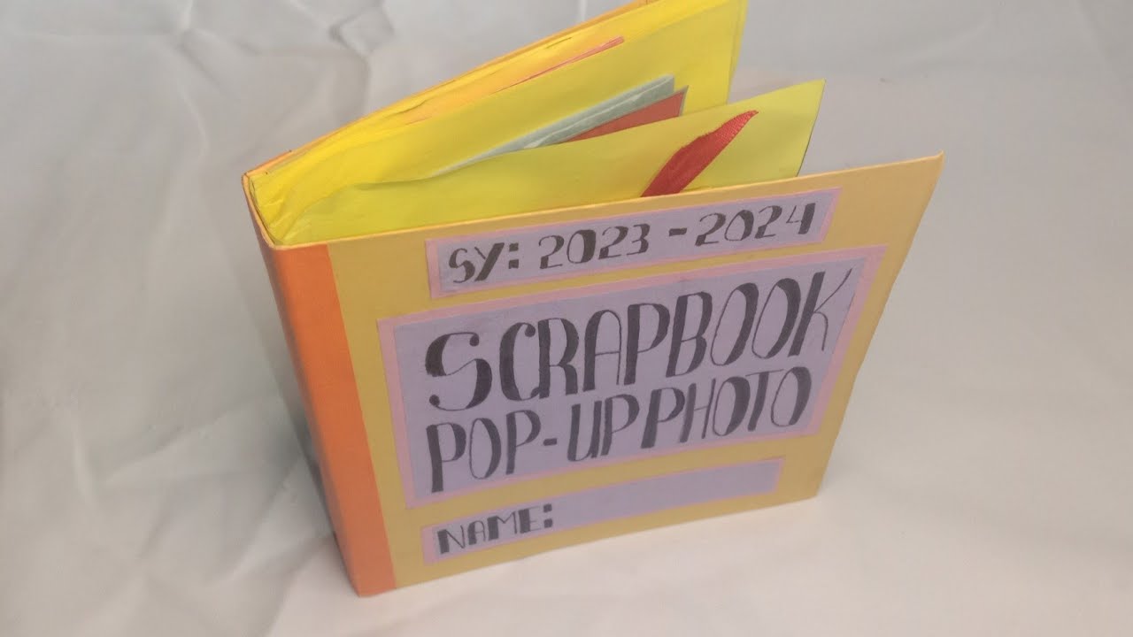 SCRAPBOOK POP UP PHOTO / DIY SCRAPBOOK POP-UP ALBUM - YouTube