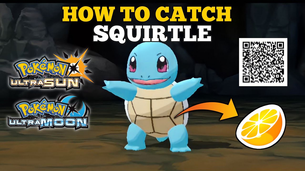 Pokemon Ultra Sun and Ultra Moon | How To Catch Squirtle | Citra - YouTube