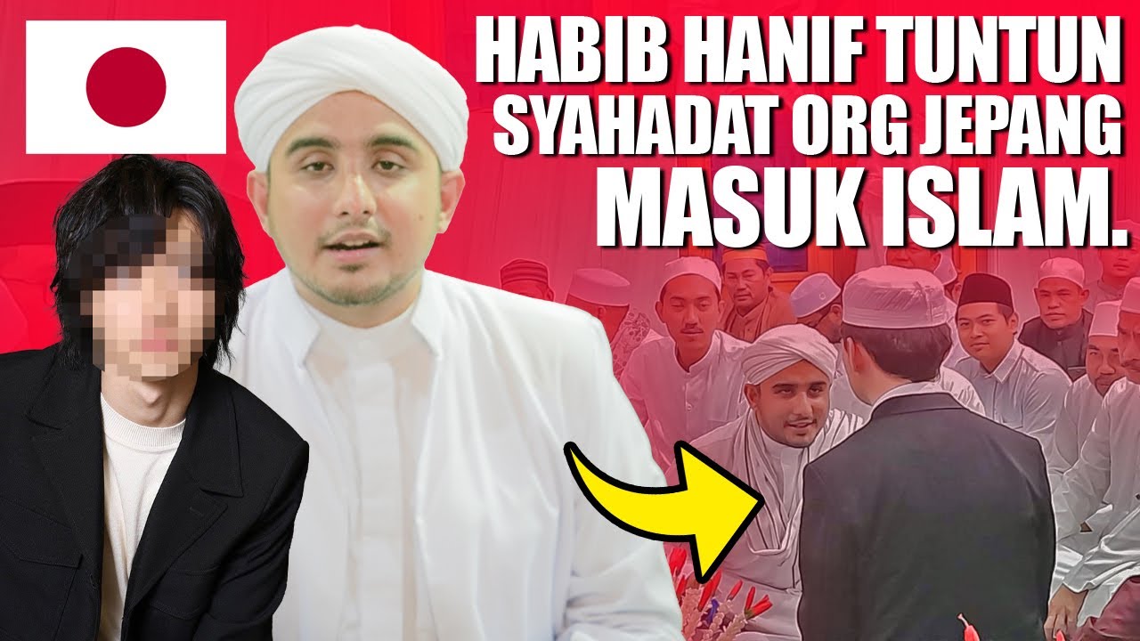 Di Banjarbaru, Kalsel. Orang Jepang Masuk Islam. Habib Hanif Al atthos ...