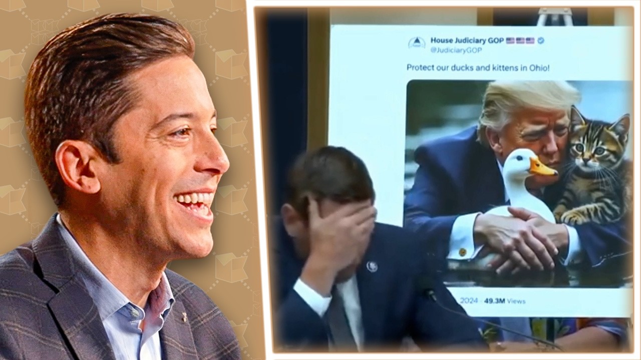 LOL: Eric Swalwell LOSES IT Over a Cat Meme - YouTube