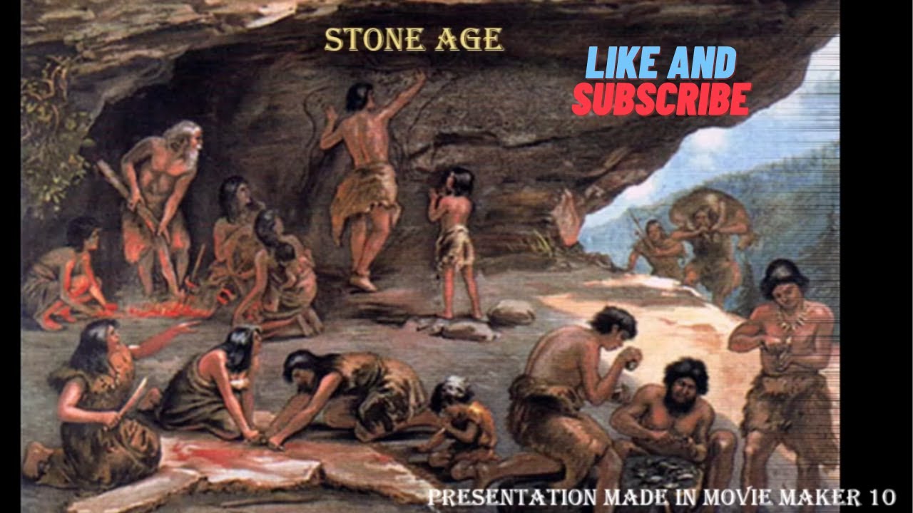 stone age presentation on movie maker 10 - YouTube