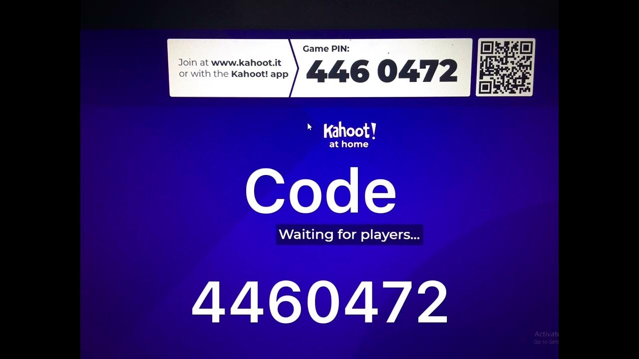 Kahoot code! Join My Kahoot! - YouTube