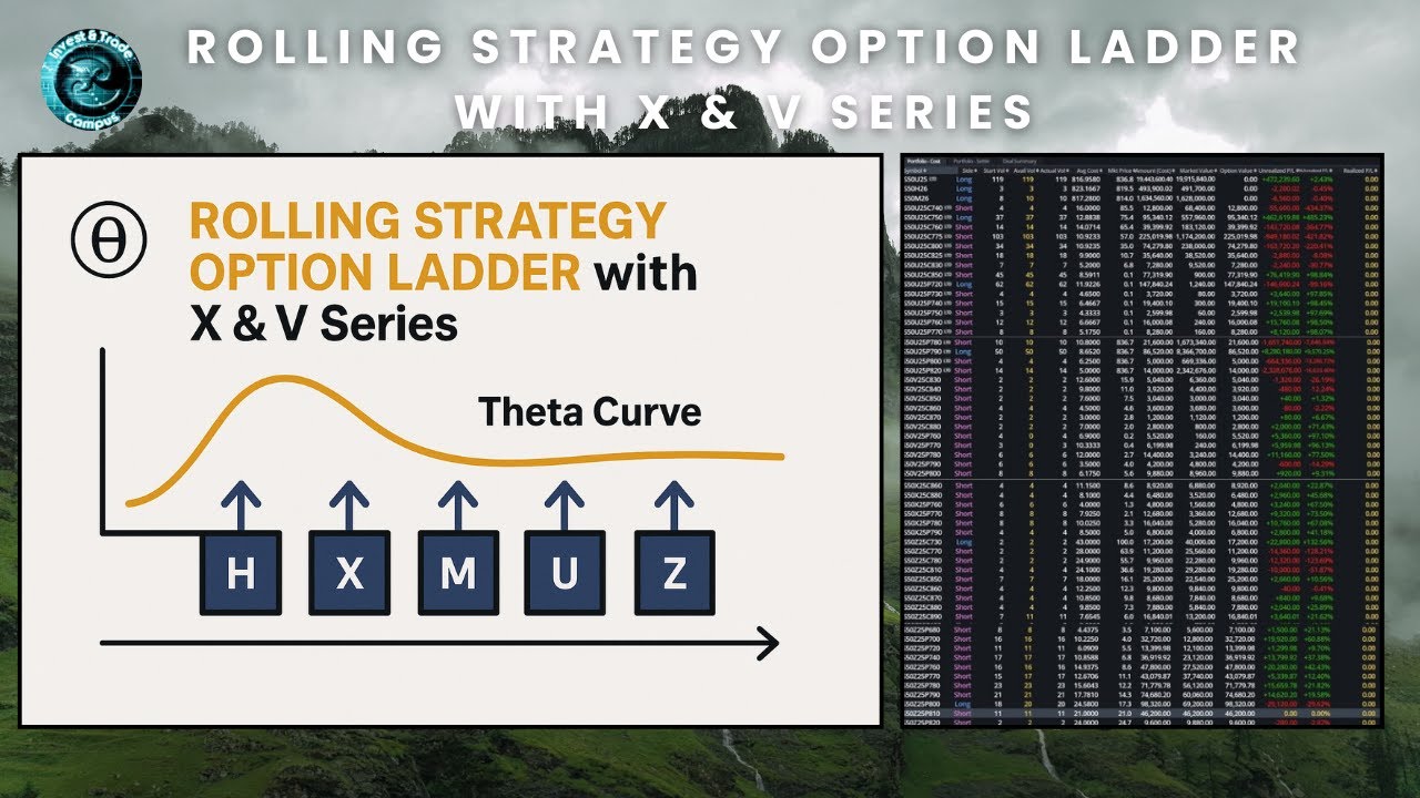 สาระต้องรู้ EP.58 Rolling Strategy Option Ladder with X & V Series การ ...