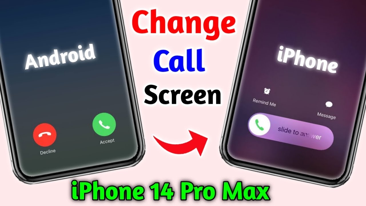 How To Install iPhone 14 Pro Max Incoming Call Screen In Any Android ...