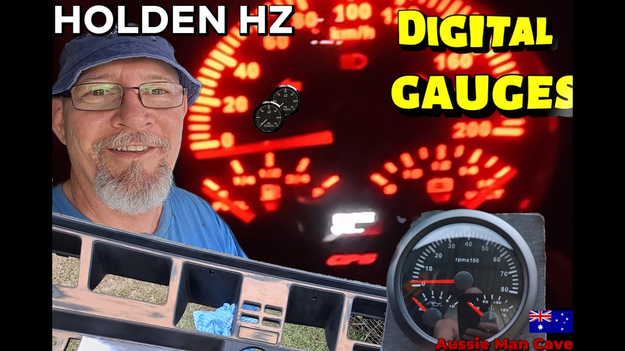 NEW Digital Gauges Holden HZ Instrument panel/Cluster change colours ...