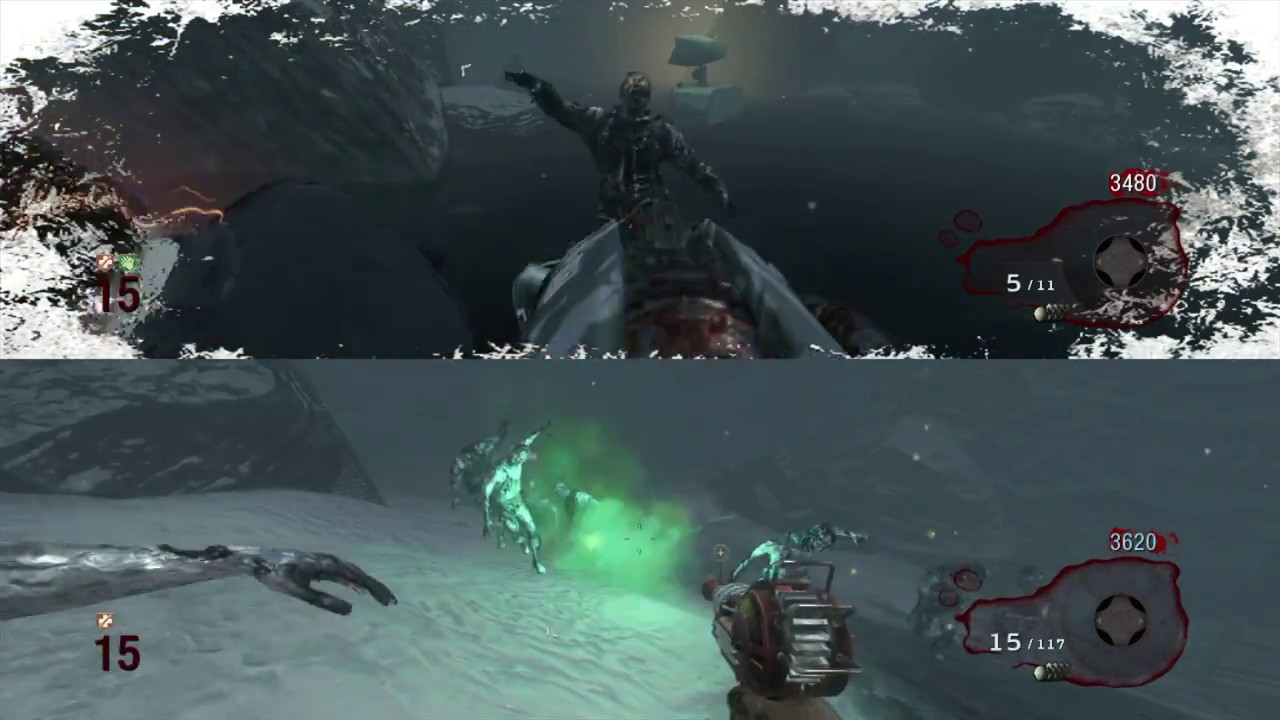 BO1 COTD Zombies: Pack-A-Punched M14 & V-R11 - YouTube