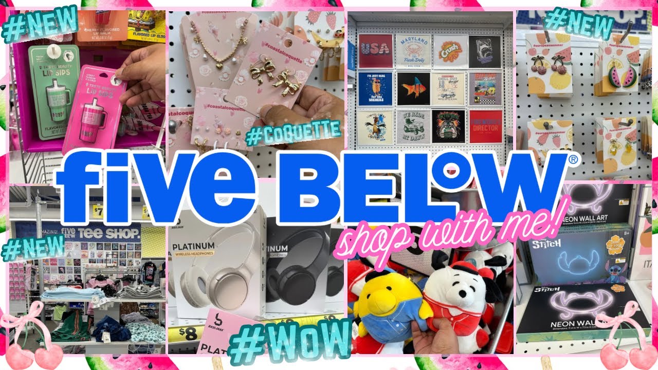NeW FiVe BeLoW TReNDy JuNe 2025 FiNDS‼️Five Below w/ @SwaysDeals💚 # ...