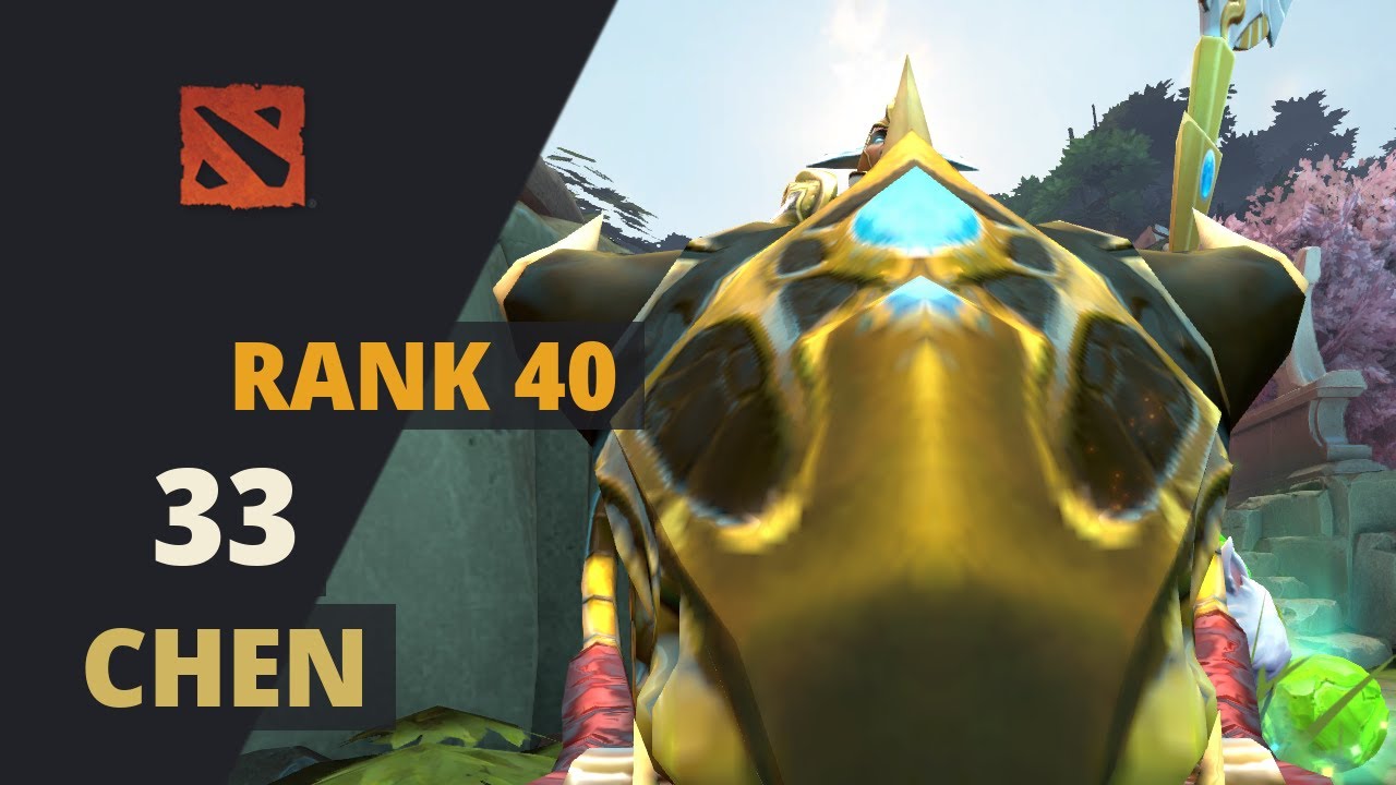 33 (Rank 40) plays Chen Dota 2 Full Game - YouTube