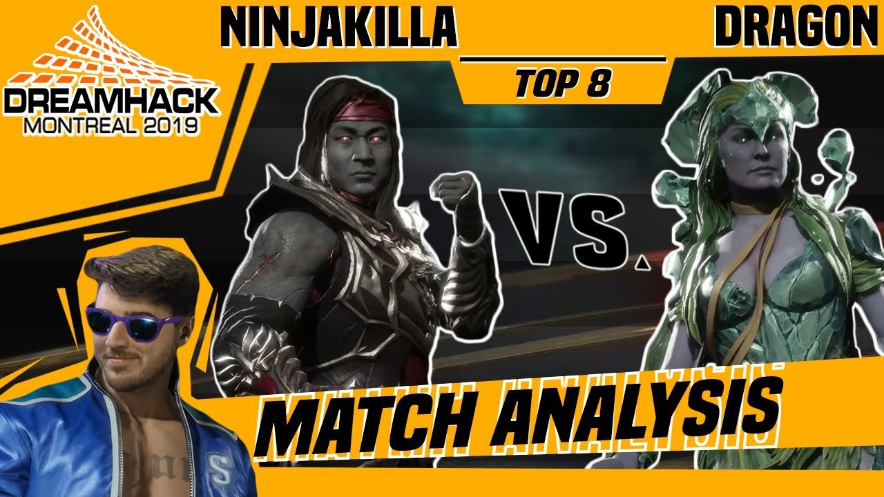 MK11 Match Analysis: Dreamhack Montreal 2019 Top 8 - Ninjakilla_212 vs. Dragon - YouTube