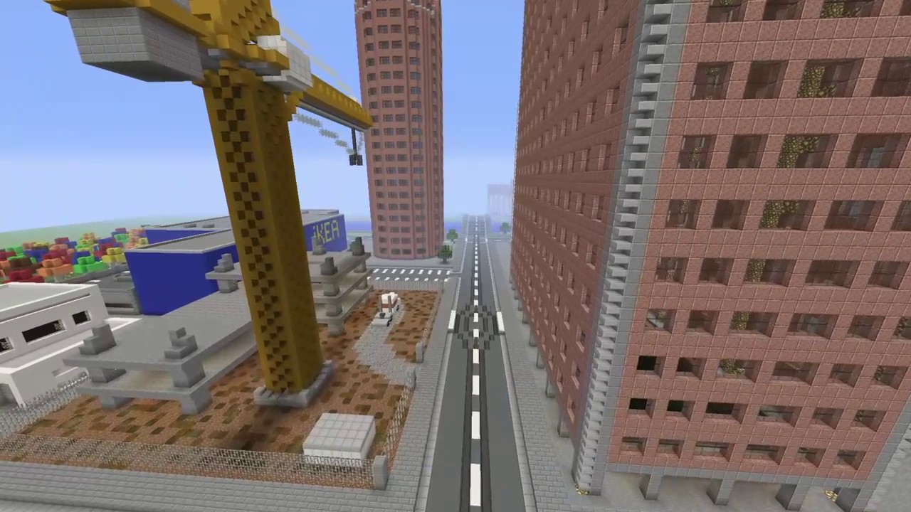 Minecraft Central City | let's show | Ps4 - YouTube