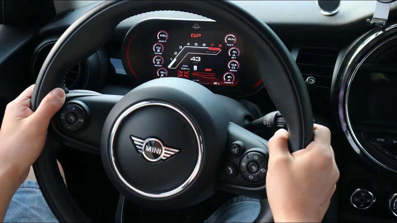 BMW MINI Car LCD Dashboard Digital Cluster Cockpit New Upgrade - YouTube