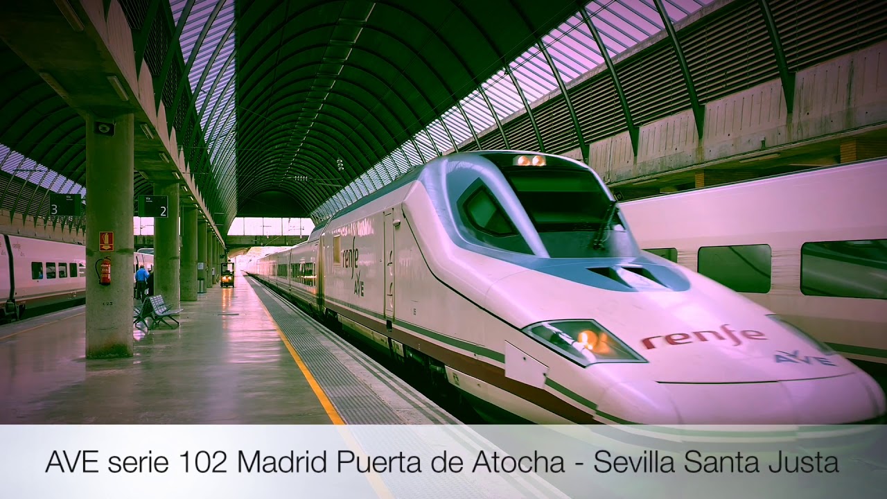 AVE 102 Pato Renfe Operadora en Sevilla Santa Justa - YouTube