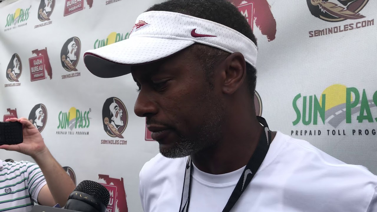 Florida State head coach Willie Taggart announces Deondre Francois as ...
