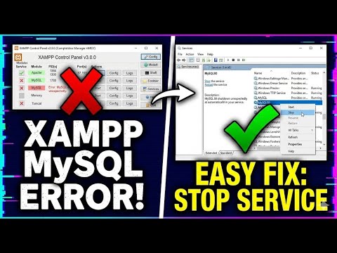 FIXED: XAMPP MySQL Shutdown Unexpectedly Error (Port 3306 Conflict ...