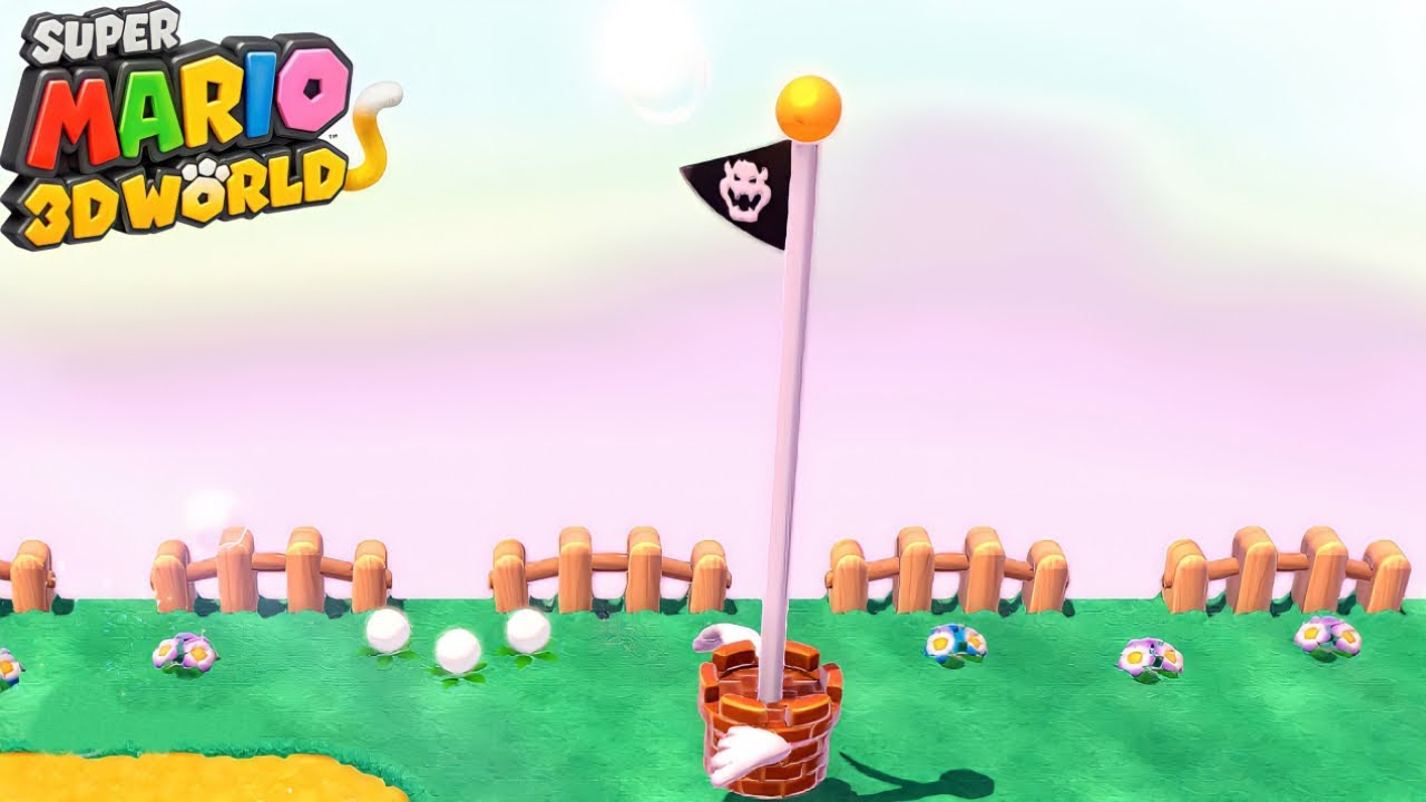 FLYING FLAG POLE? Super Mario 3D World-Part 14 - YouTube