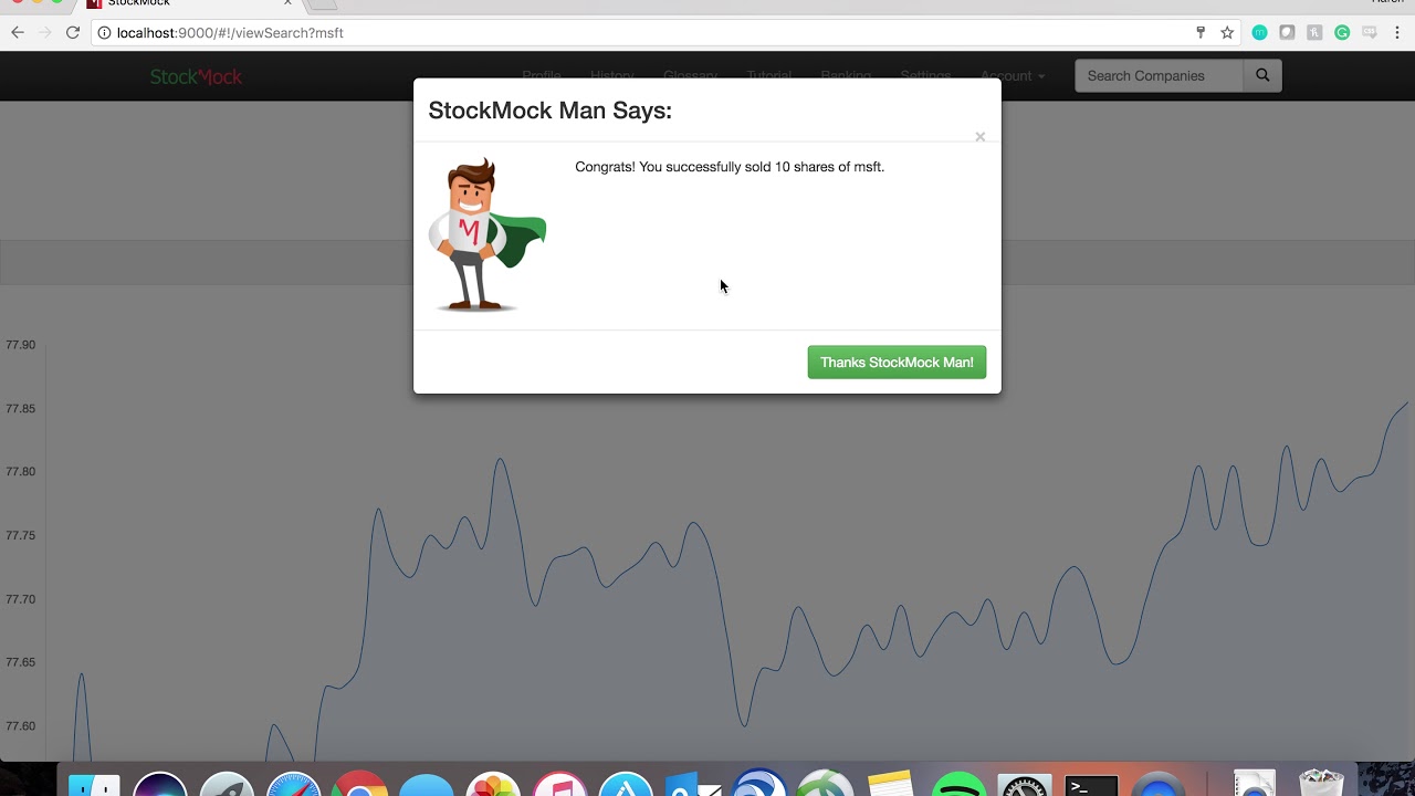 StockMock Demo - YouTube
