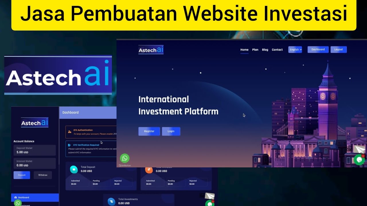 Website Investasi Transparan | Investment Website | Jasa Pembuatan ...