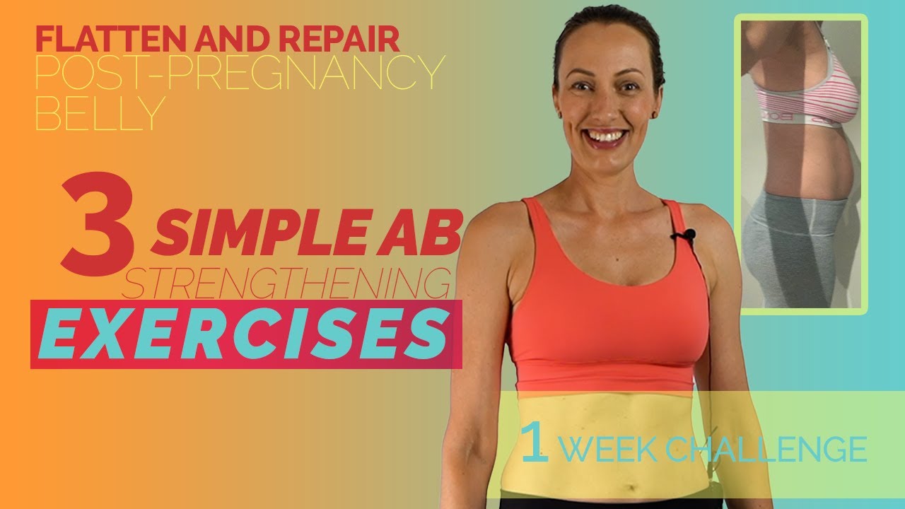 REDUCE YOUR ABDOMINAL SEPARATION AND FLATTEN YOUR POST-PREGNANCY BELLY ...