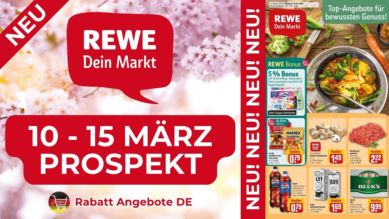 REWE Werbung Prospekt | Angebote ab 10.03.2025 | Rabatt Angebote DE ...