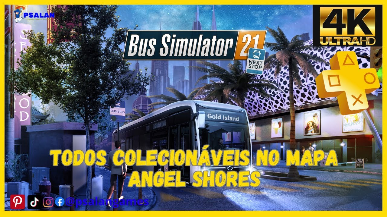 🏆Bus Simulator 21 - Localização de Todos Colecionáveis no Mapa Angel ...