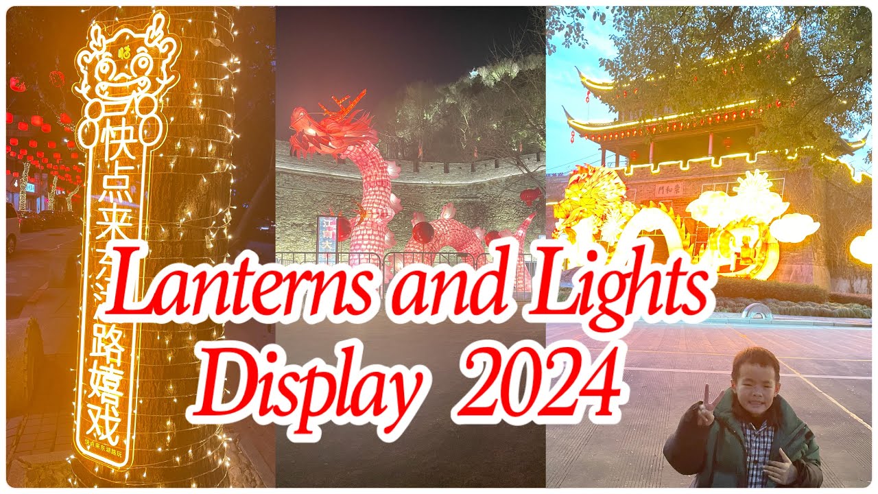 LANTERNS AND LIGHTS DISPLAY 2024 - YouTube