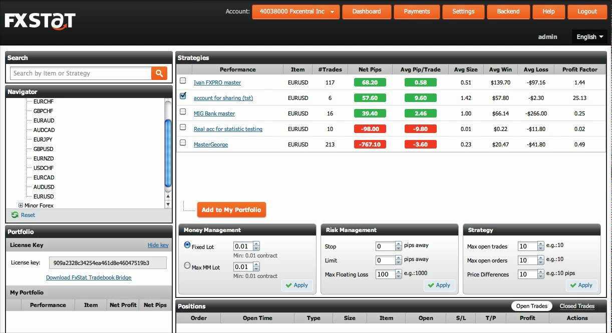 Add new strategies on FxStat Tradebook - YouTube