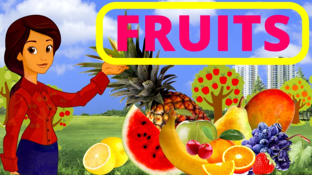 Fruits Pt1 | Learn the names of fruits in English | Kids vocabulary ...