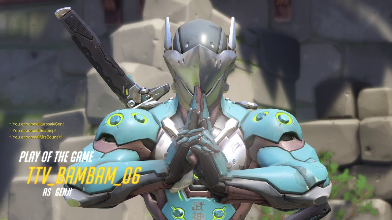 Overwatch: Epic Genji POTG - YouTube