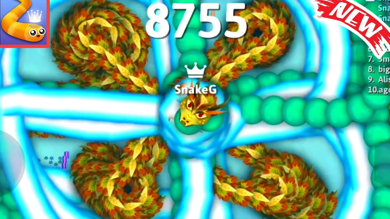 Omg ! Most Rare Moments Of Freezer Snakes 🐍 Best Epic Snake io Gameplay ...