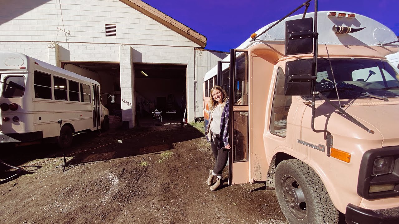 What You've All Been Waiting For - Texas Peach Short Bus Build | Adding ...