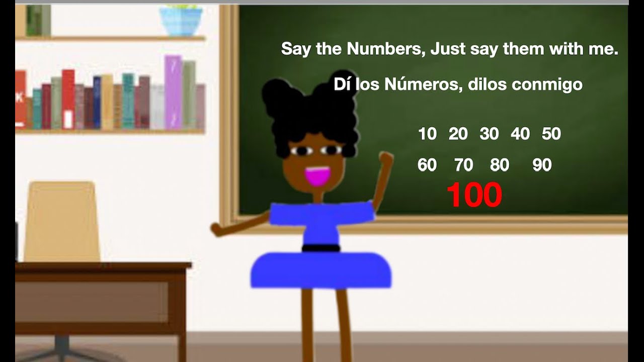 Here are the Numbers just say them with me Dí los Números dilos conmigo ...