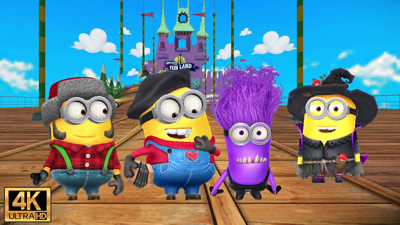 Minion Rush Witch Minion Lumberjack Minion n Romantic Minion - Special ...