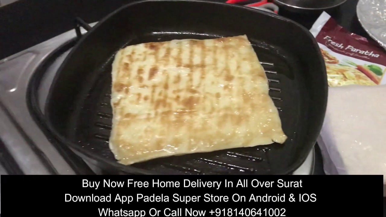 Ready Made Fresh Puff Paratha In Surat By Padela Super Store - YouTube