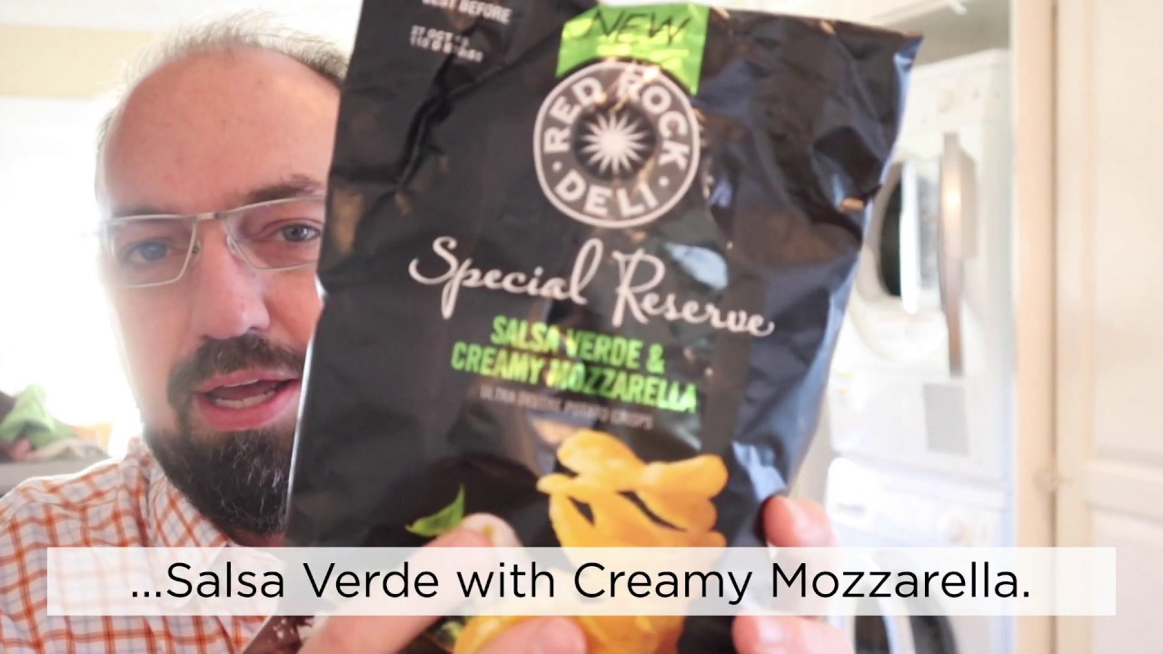 🇦🇺 Red Rock Deli Salsa Verde & Creamy Mozzarella Potato Crisps - YouTube