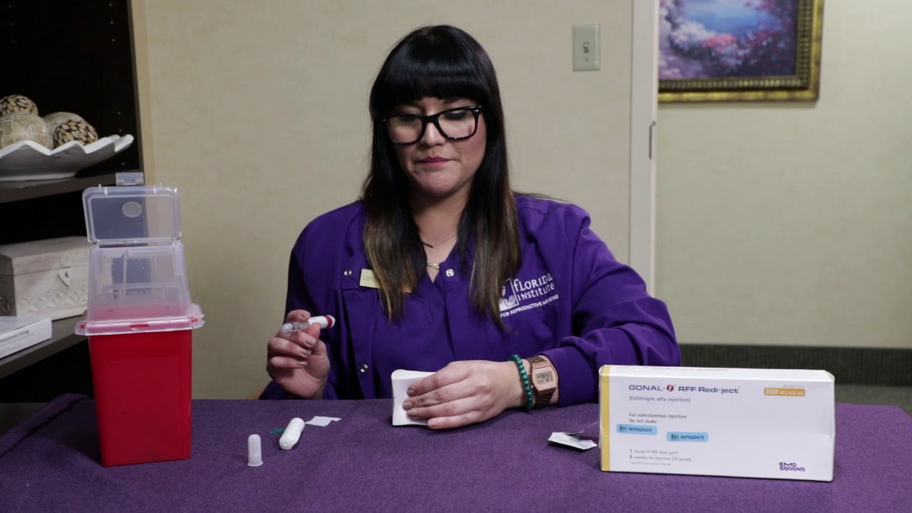 Gonal Redi-ject Injection Instructions (Spanish) - How To Self-Inject ...