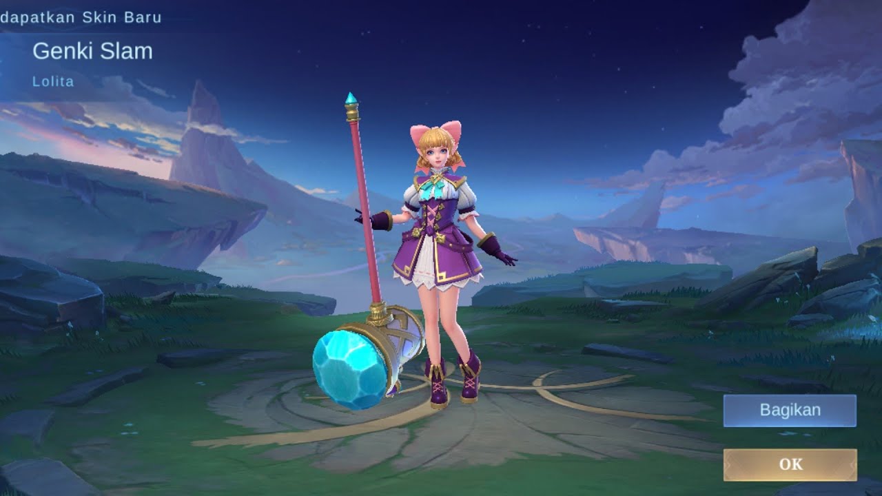 GACHA SKIN SPECIAL LOLITA "GENKI SLAM" HABIS BERAPA TIKET ? - YouTube