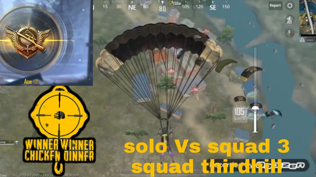 3 squad land on thirdhill . Solo Vs squad pubg lite gameplay - YouTube