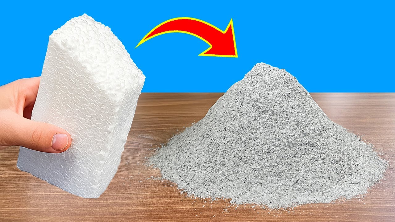 Mix Foam with CEMENT – You’ll Be Surprised at What It Can Do! - YouTube