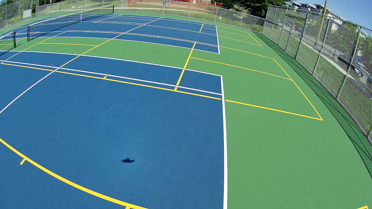 The Runcam Hybrid final Hoverbotfpv settings, wick'd tennis court ...