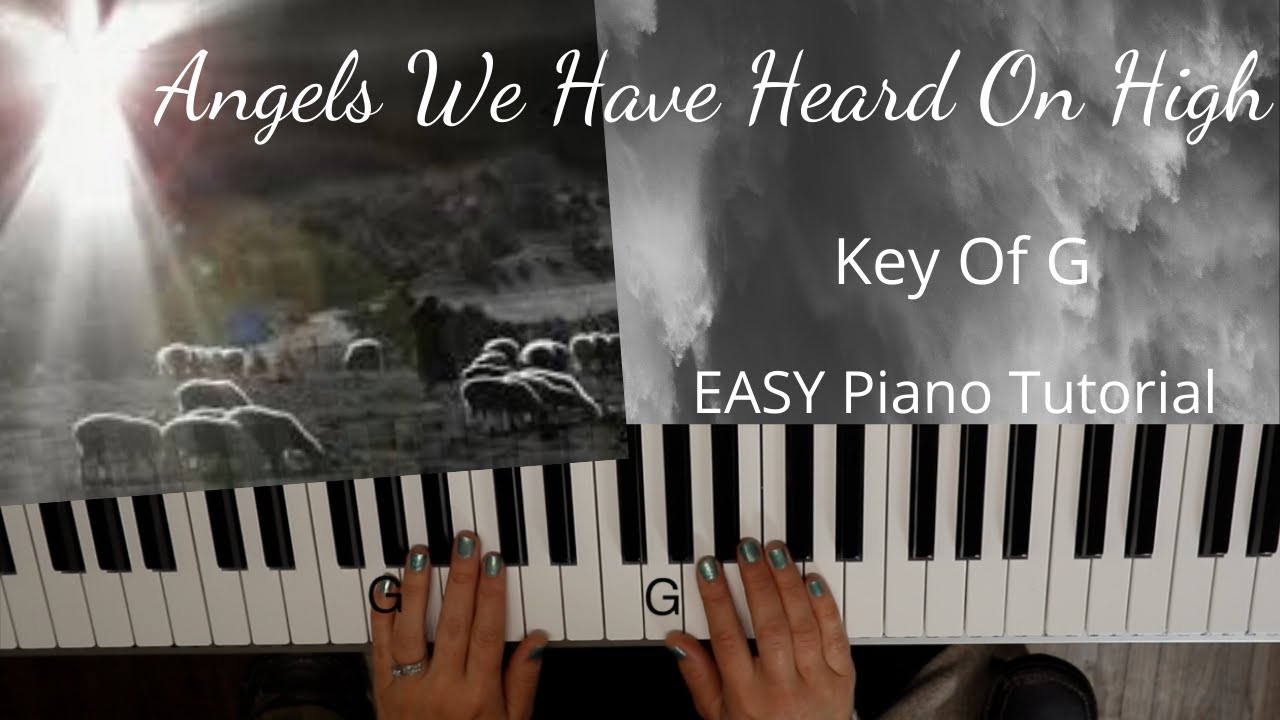 Angels We Have Heard On High (Key of G)//EASY Piano Tutorial - YouTube