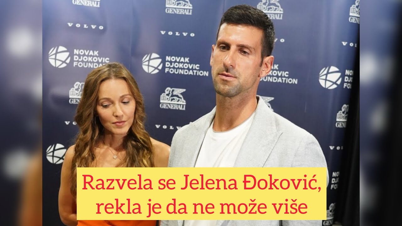 Donela je odluku i sama je prelomila: Razvela se Jelena Đoković, rekla ...