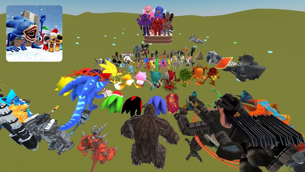 Nextbot In Playground Mod New Update Mysterious Characters With Sandbox ...