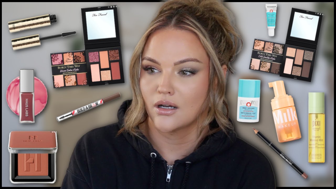 FULL FACE TRYING NEW MAKEUP... FAILS & HOLY GRAILS!!!! - YouTube
