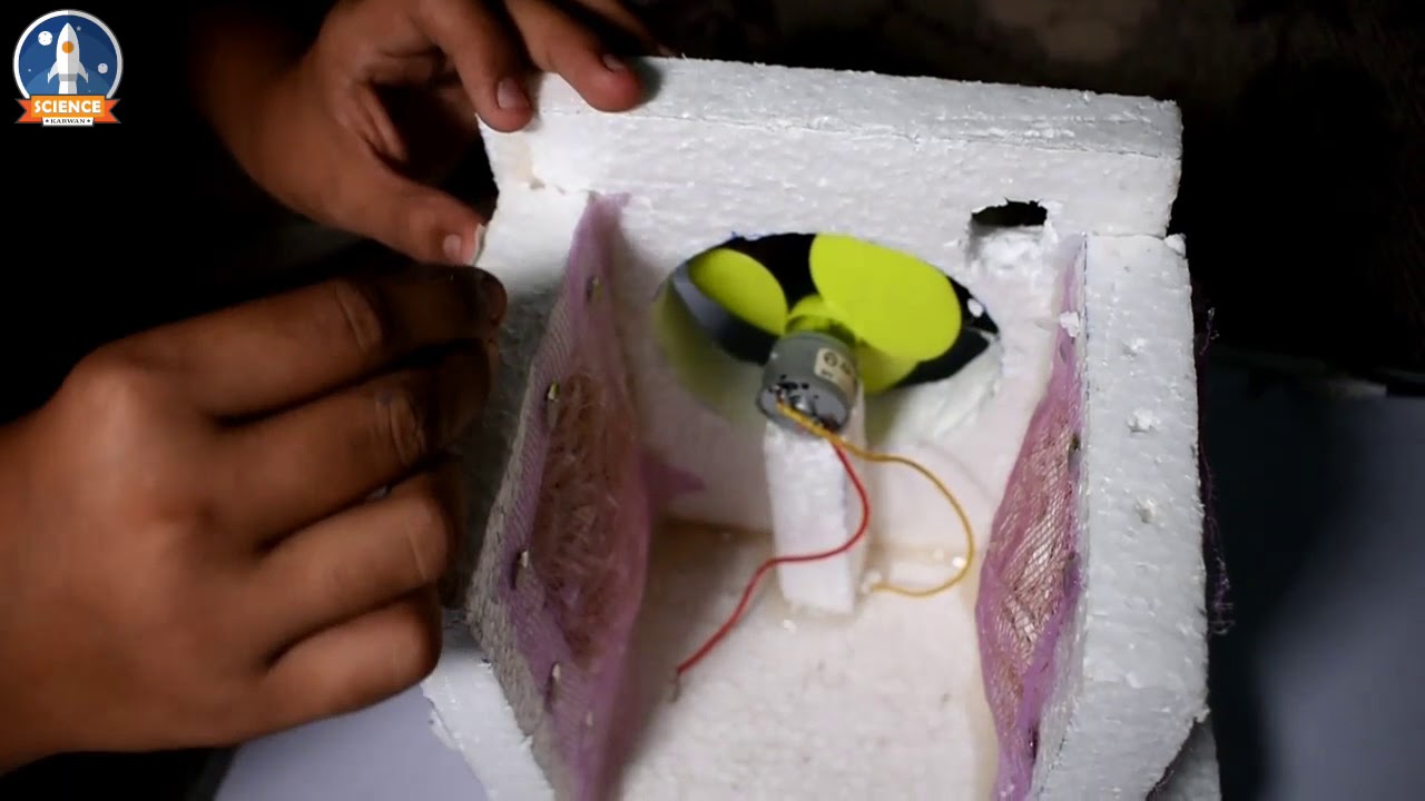 How to Make an Air Cooler at Home || Science Karwan - YouTube