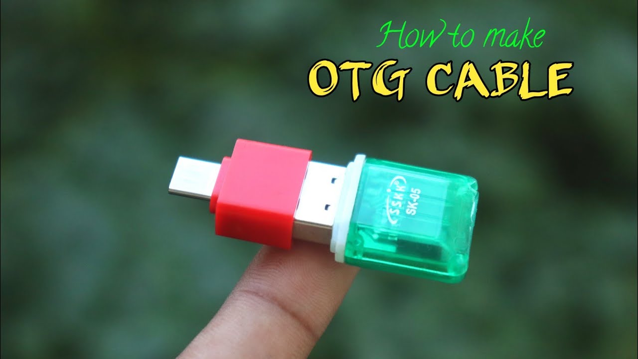 Make OTG Cable easily at home at ₹0 cost ! - YouTube