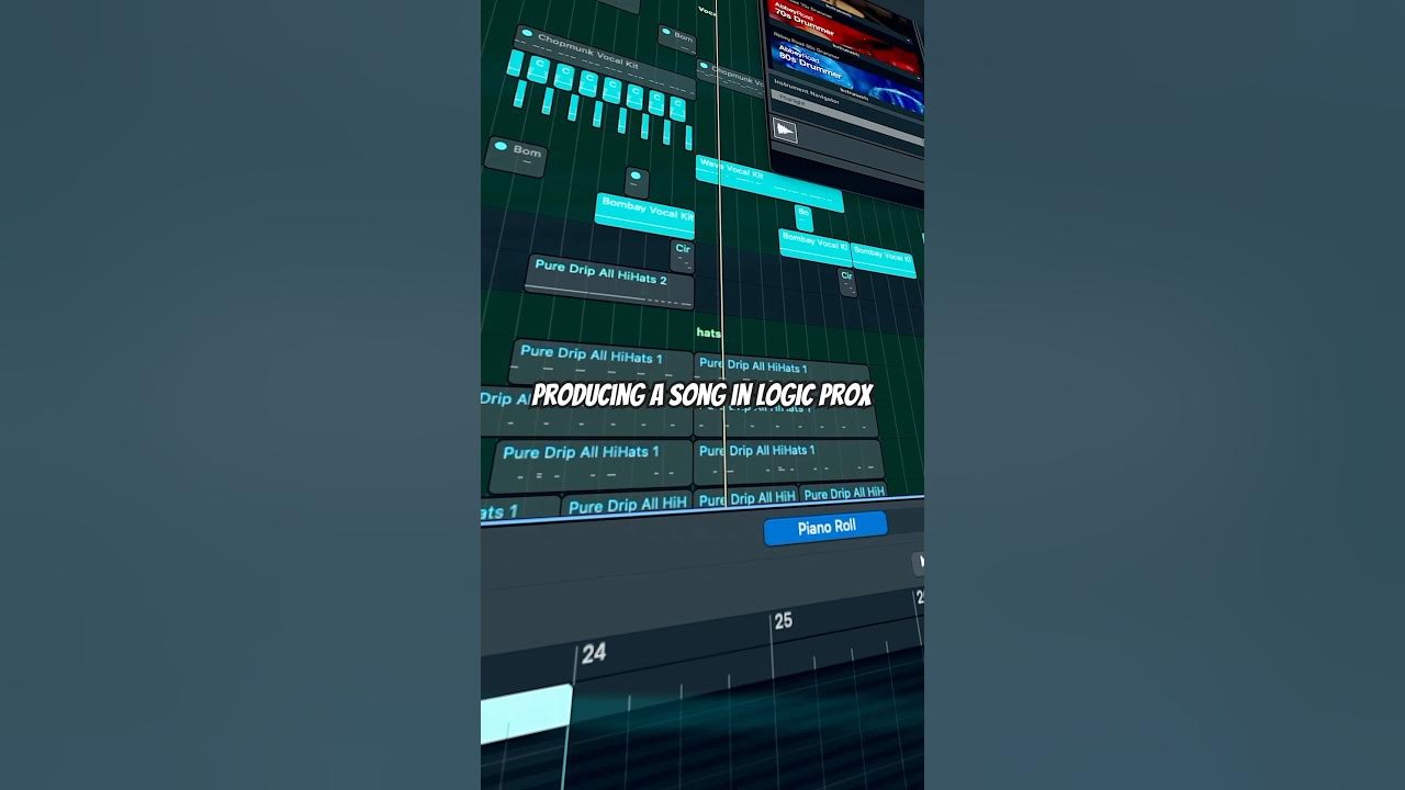 Producing a song in Logic Pro X 🔥#musicproducer #musicproduction #logicprox #beatmaker # ...