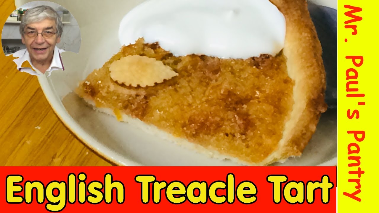 Old Fashioned English Treacle Tart - YouTube